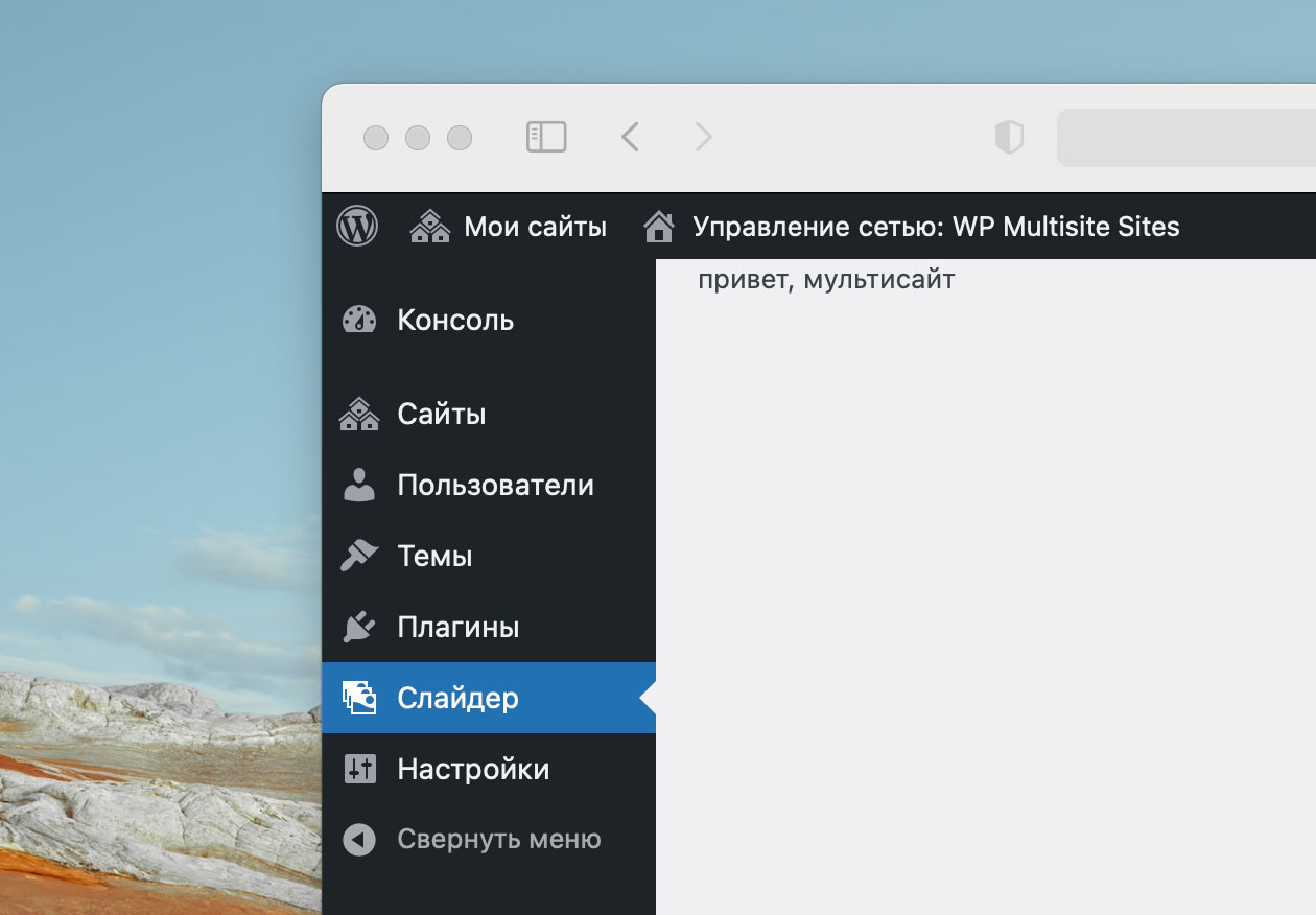Add menu page WordPress